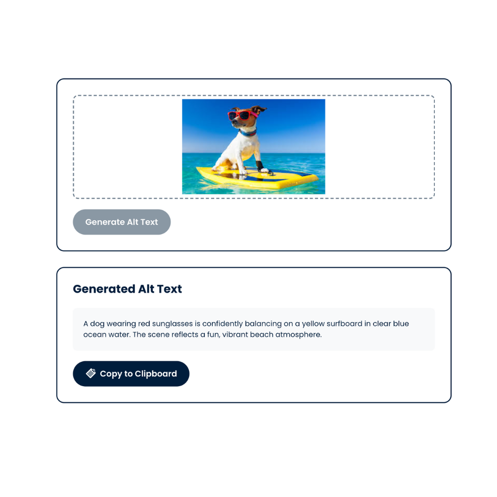 AI Image Alt Text Generator - Free & Instant